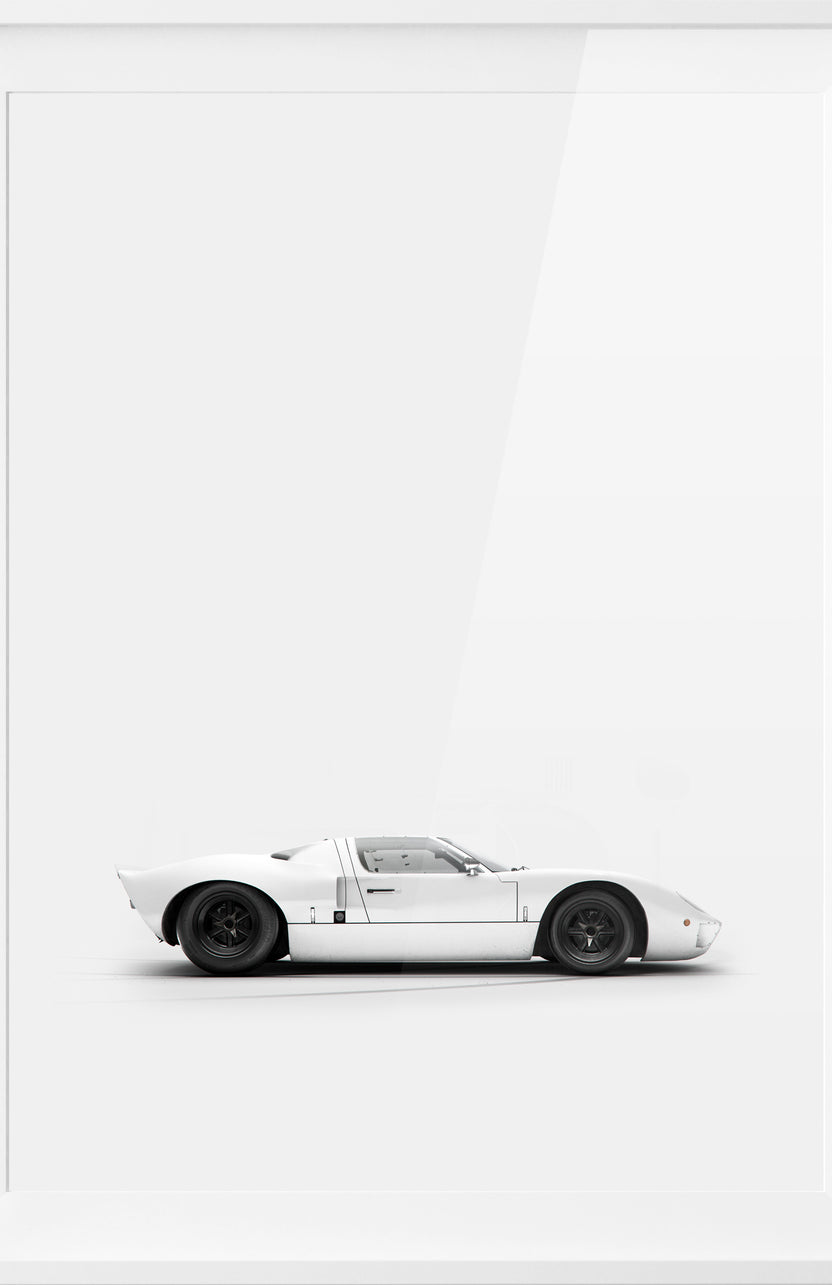 These Prints Show The Ford GT40 As A Pure And Simple Racing Legend ...