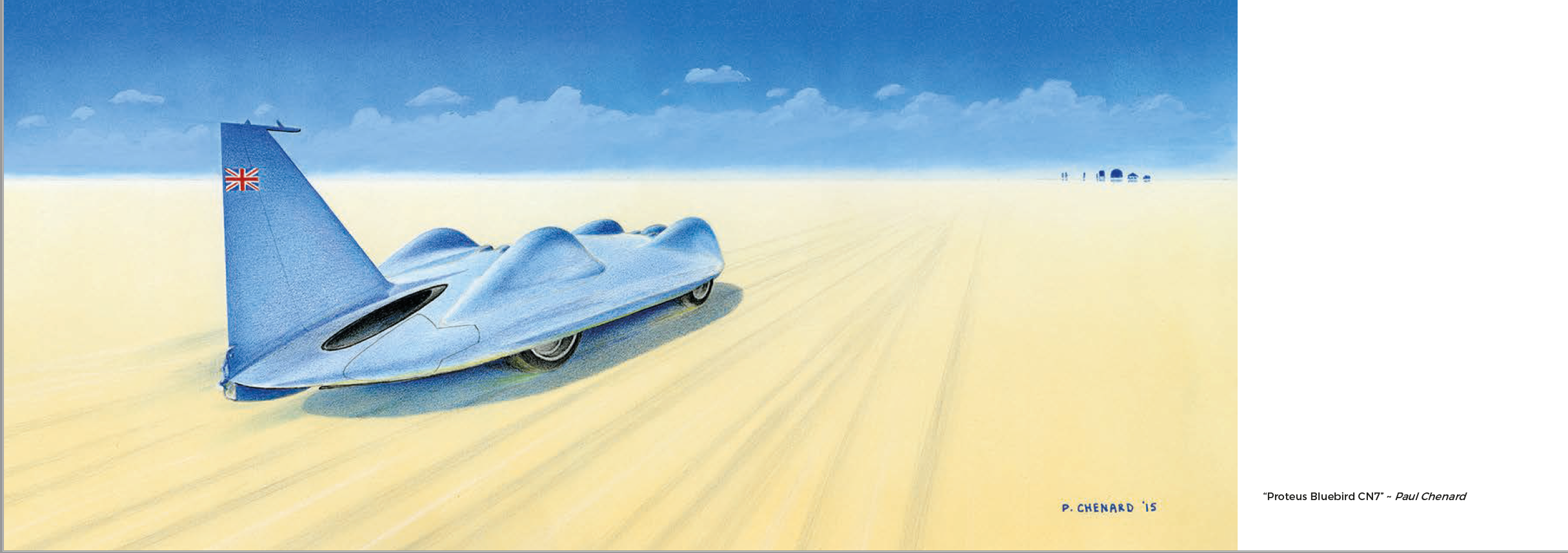 11 Artists Render Some Of The Most Significant Land Speed Record Cars ...