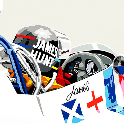 Limited Edition James Hunt Artwork Now In The Petrolicious Shop ...