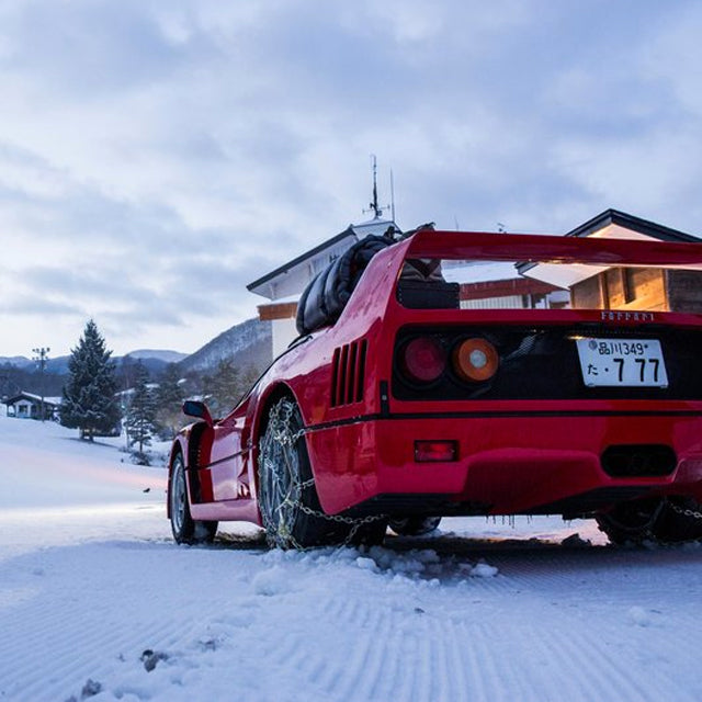 Red Bull Filmed An F40 Rallying Through Japanese Snow Because Of Cours ...
