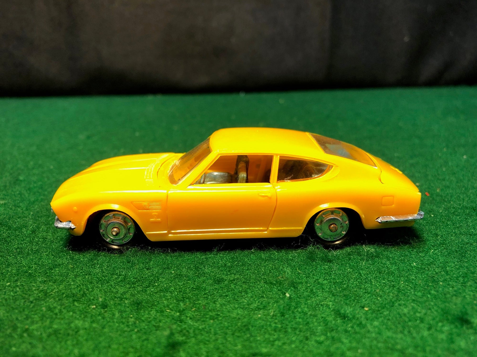 Fiat Dino Coupe Bertone Yellow by Norev 1:43 (163)(No box) - Petrolicious